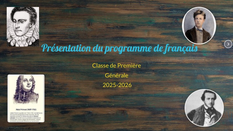 Notre programme cette année. 2025-2026 | Genially