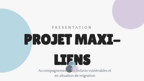 projet Maxi-Liens | Genially