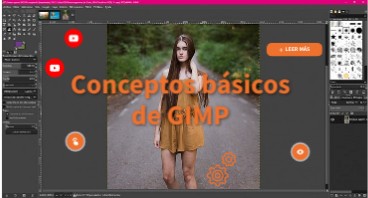 Imagen interactiva sobre conceptos básicos de Gimp | Genially