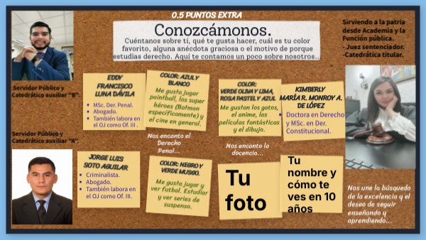 Actividad "Conozcámonos" | Genially