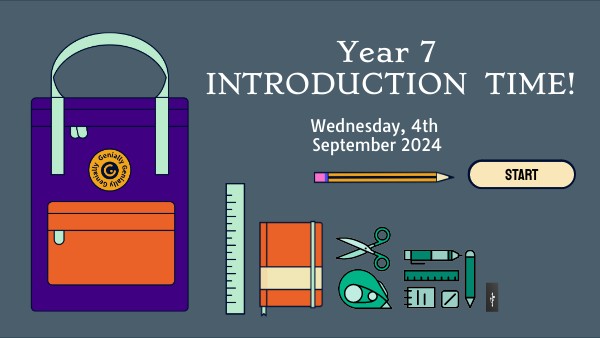 YEAR 7 - Introduction time!