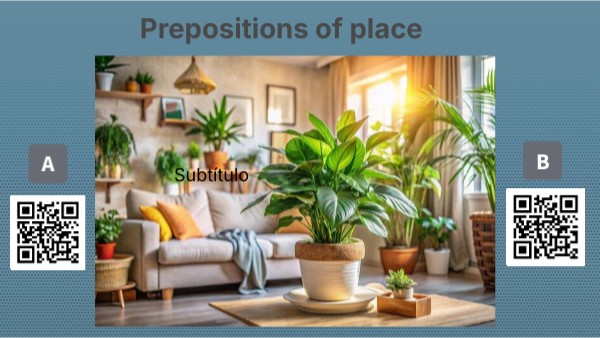 prepositions of place A1 | Genially