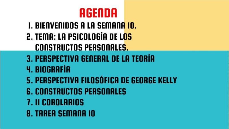 PRESENTACIÓN SEMANA 10 GEORGE KELLY TP | Genially