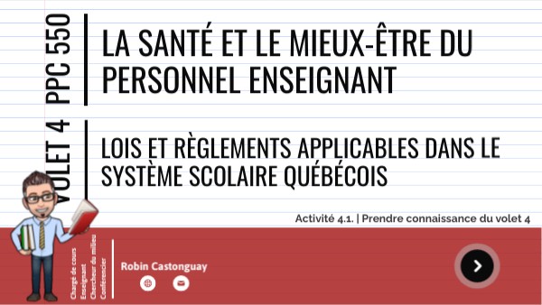 VOLET 4 | PPC 550 | UdeS | Genially