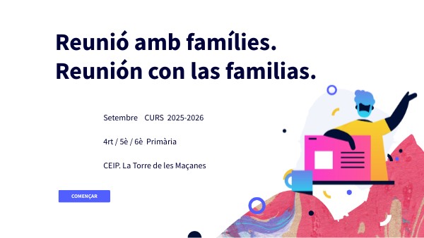 REUNIÓ FAMÍLIES CURS 24-25 | Genially