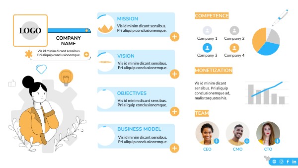 ILLUSTRATION CORP ONE PAGER | Genially