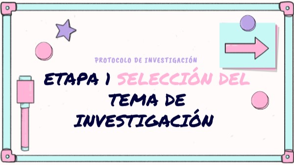 Selección del tema de investigación | Genially