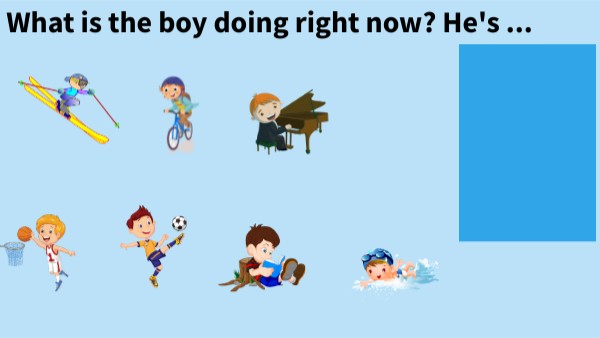 The present continuous | Genially