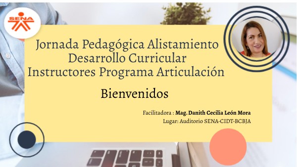 Jornada Pedagógica Articulación SENA-CIDT | Genially