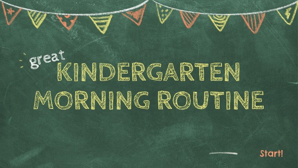 Kindergarten Morning Routine