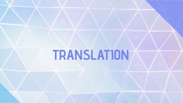 TRANSLATION | Genially