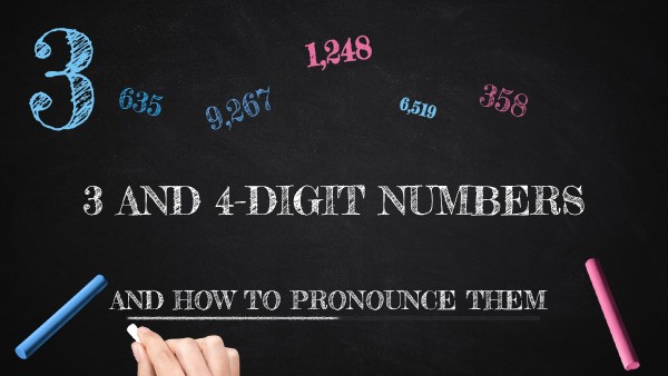 3 and 4-digit numbers and how to pronounce them | Genially