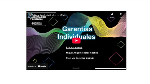 GARANTIAS IND. ART. 29 | Genially