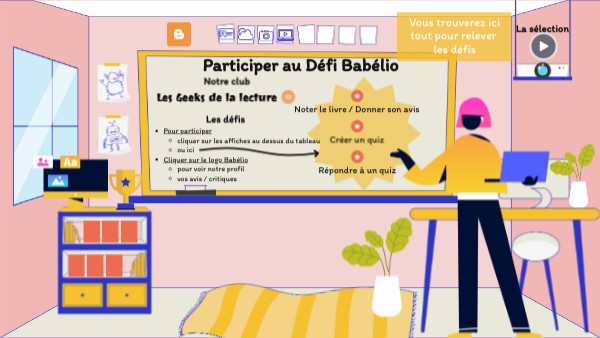 Défi Babélio | Genially