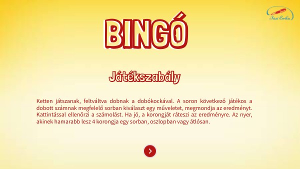 Bingó (2. oszt.) | Genially