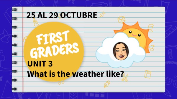 UNIT 3: What is the weather like? weather | Genially