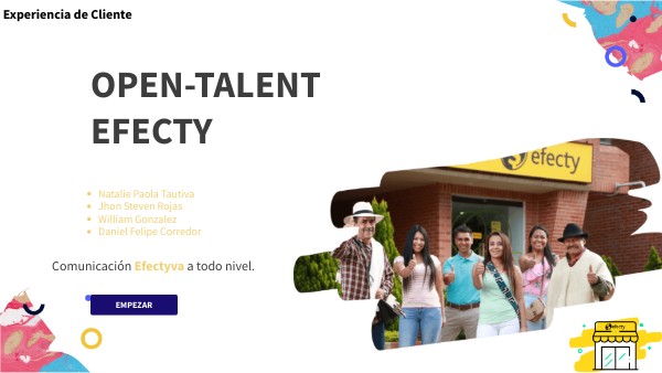 OPEN TALENT-EFECTY | Genially