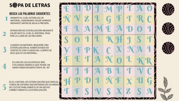 SOPA DE LETRAS | Genially