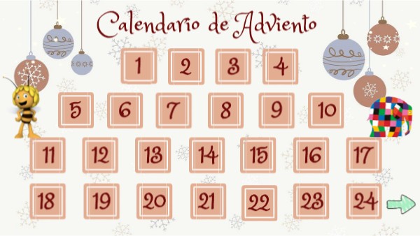 CALENDARIO ADVIENTO. CUENTA ATRÁS PARA NAVIDAD | Genially