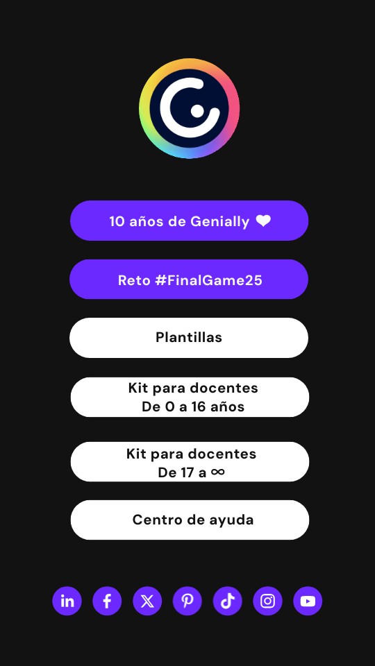 🔗LINKS SOCIALES DE GENIALLY