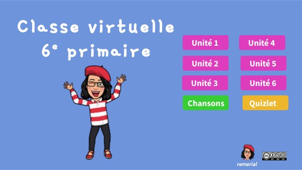CLASSE VIRTUELLE 6º PRIMAIRE | Genially