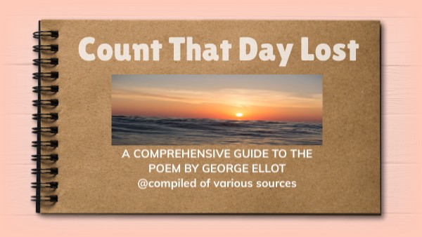 COUNT THAT DAY LOST STUDY GUIDE | Genially