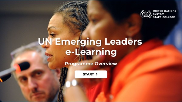 Spring 2024 - UN Emerging Leaders e- Learning - Programme Overview ...
