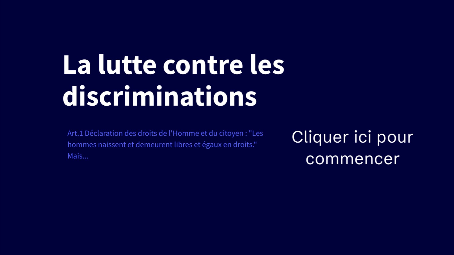 Discrimination | Genially