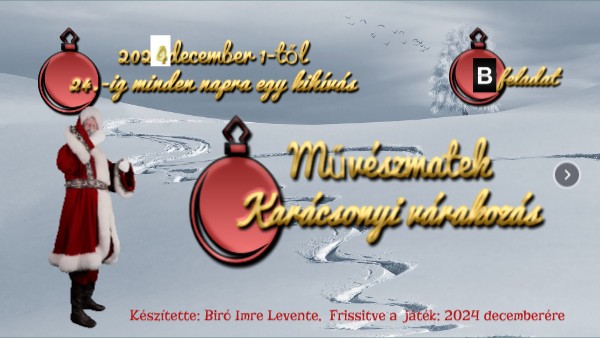 B feladat: Adventi Kalendárium 2021-2024 | Genially