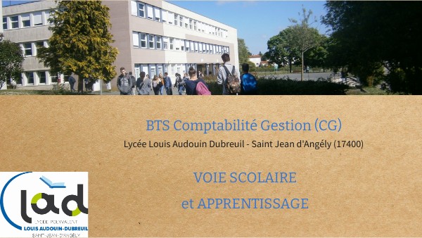 Présentation BTS CG LAD | Genially