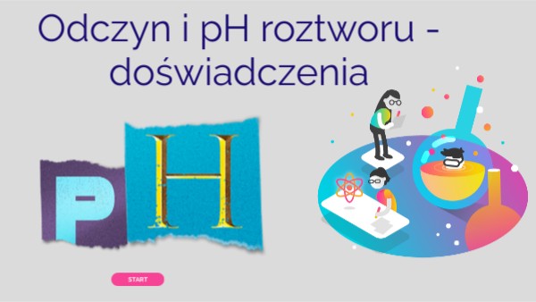 Odczyn i pH roztworu - doświadczenia | Genially