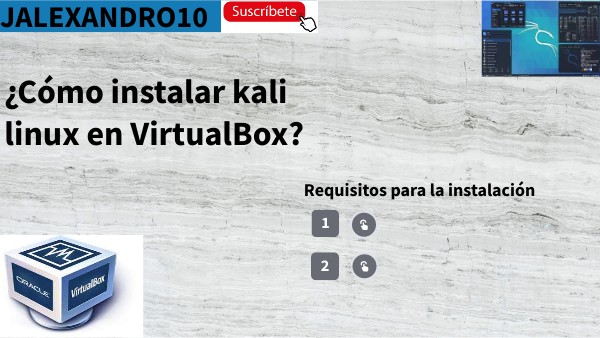 instalación de kali linux en virtual box