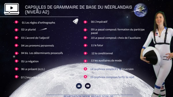 table des vidéos remédiation NL | Genially