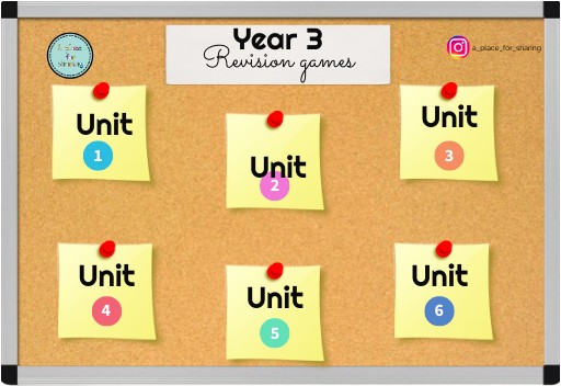 Year 3 Revision (All about us) | Genially