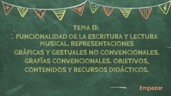 TEMA 11: LECTOESCRITURA MUSICAL | Genially