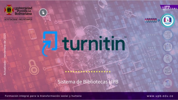 Turnitin_Biblioteca UPB | Genially