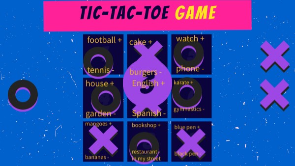 TIC-TAC-TOE GAME AS2 U4 L8 cooler | Genially
