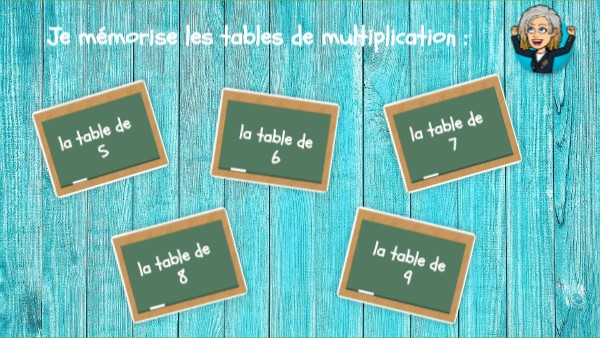 Je mémorise les tables de mult | Genially
