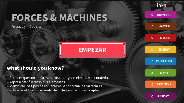 Science 4 FORCES | Genially