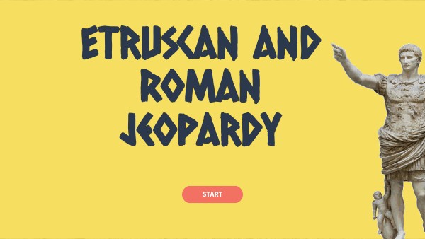 JEOPARDY GAME | Genially