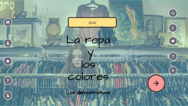 La ropa, colores y demostrativos | Genially