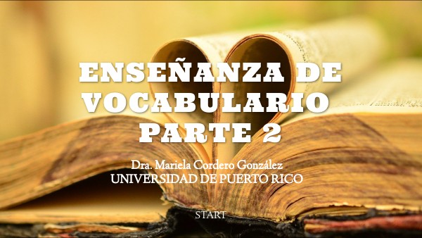 Vocabulario 2 | Genially