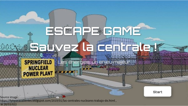 ESCAPE GAME energies EXEMPLE | Genially