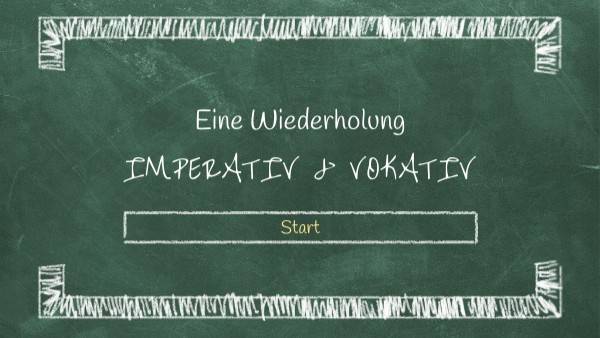 Quiz Pontes L 4 Imperativ & Vokativ