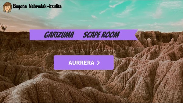 Garizuma Scape Room | Genially