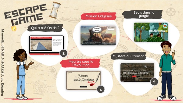 Escape game | Genially