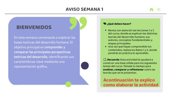 AVISO SEMANA 1_PDIA | Genially