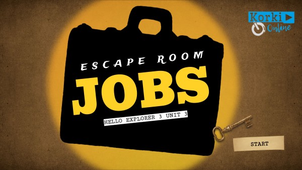 Escape Room Hello Explorers 3 unit 3 jobs | Genially
