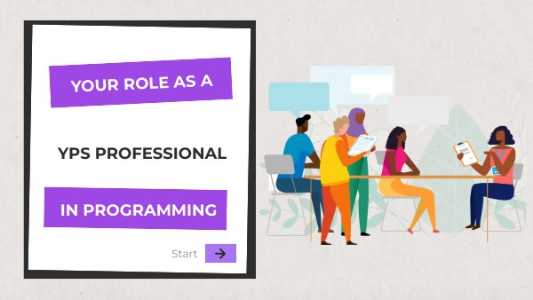 Your role as YPS professional in programming