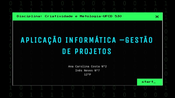 Projeto 1 | Genially